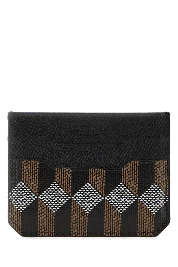 AU DEPART Printed Leather Card Holder - Multicolor