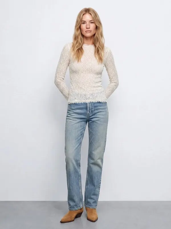 Isabel Marant Étoile Brany-gb Lace Top - White