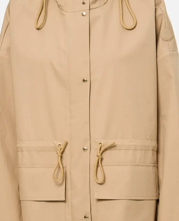 Moncler Gaillon Hooded Parka In Cotton - Multicolor