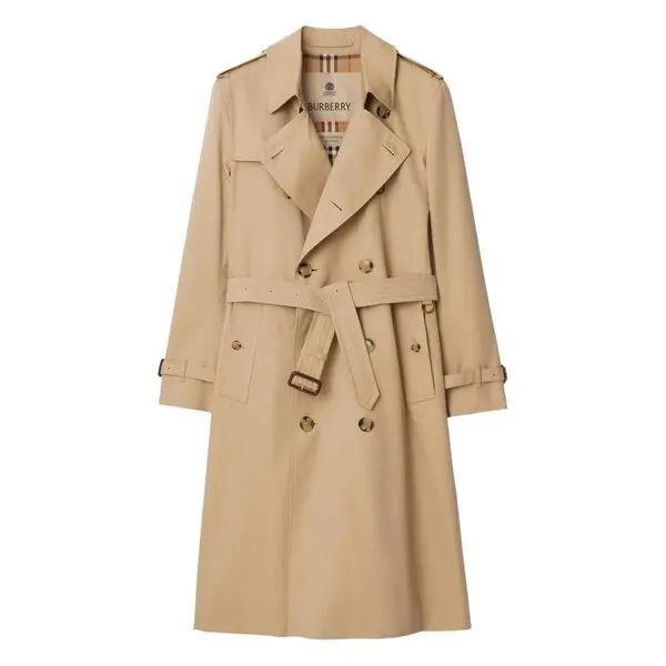 Burberry Neutrals Coats Trench Coats - Cream