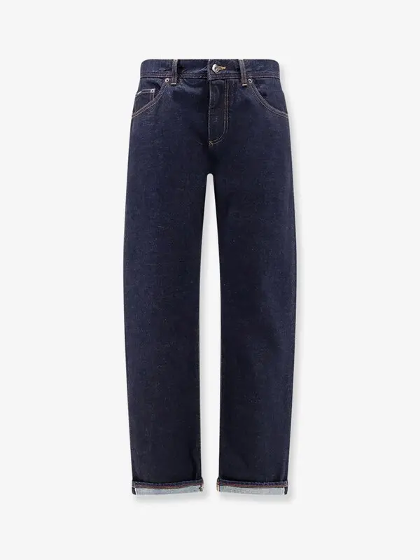 Dolce & Gabbana Classic Jeans With Logo Embroidery