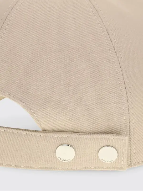 Max Mara Cotton Hat With Embroidered Logo