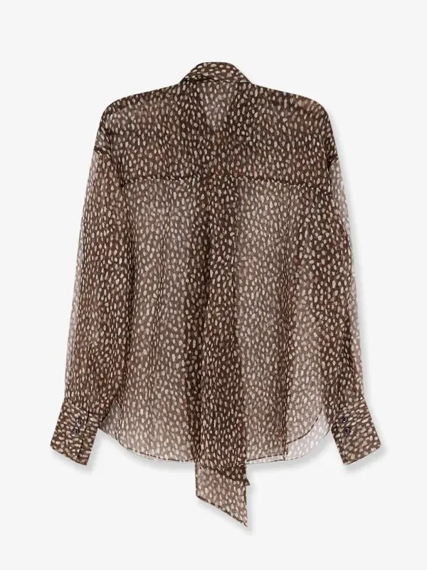 Brunello Cucinelli Sheer Silk Shirt