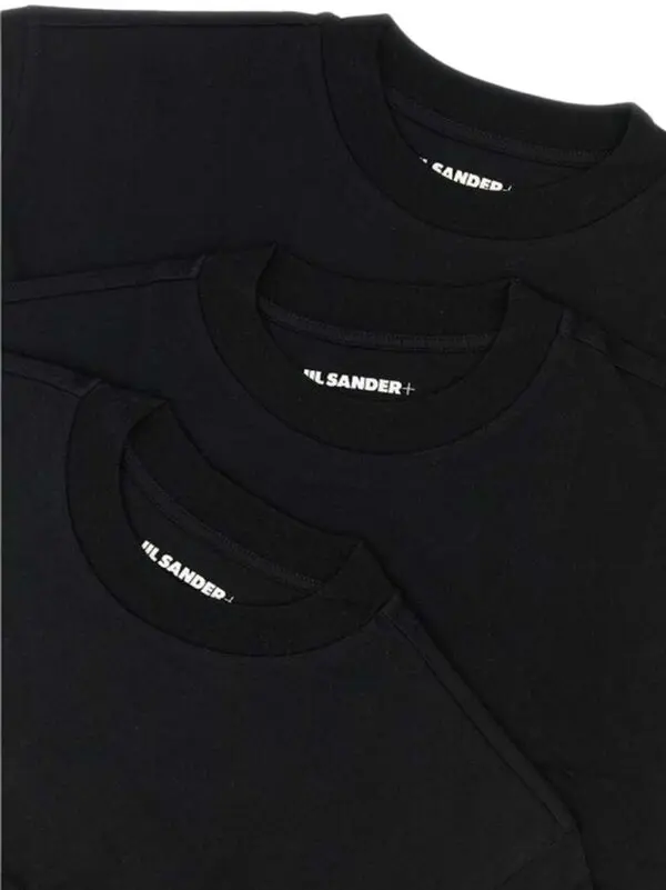 JIL SANDER Cotton T-shirt Set - Black