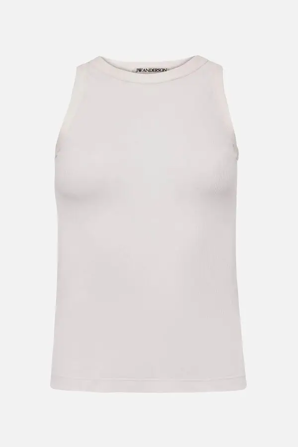 JW Anderson Sheer Ribbed Cami Vest - Multicolor