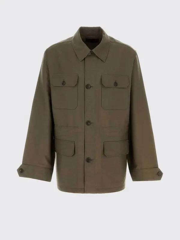 Prada Mohair Wool Blend Safari Jacket