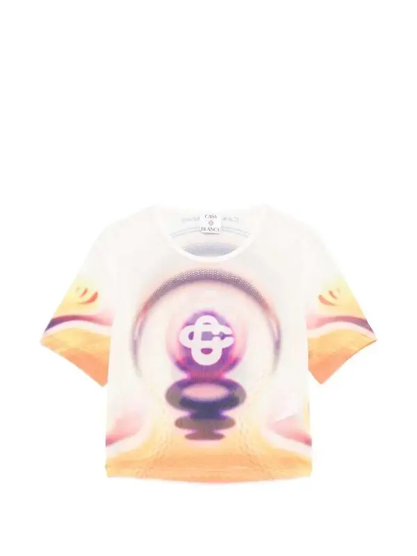 Casablanca Graphic Print T-shirt - Multicolor