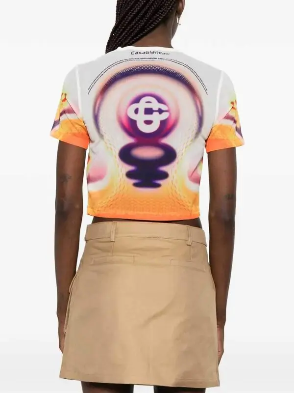Casablanca Graphic Print T-shirt - Multicolor