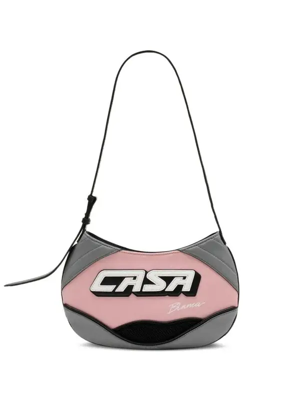 Casablanca Slim Biker Crossbody Bag - Multicolor