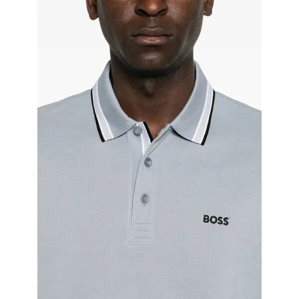 BOSS Grey Polo Shirts