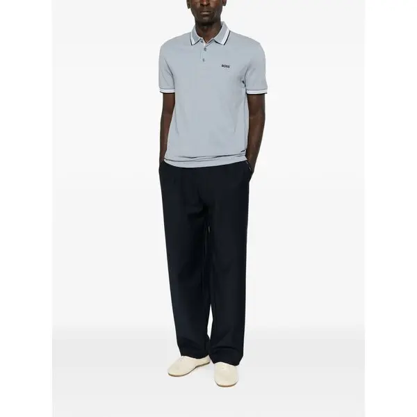 BOSS Grey Polo Shirts