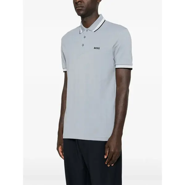BOSS Grey Polo Shirts