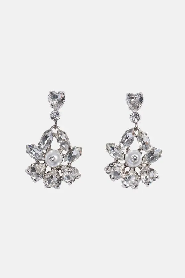 Simone Rocha Heartbloom Drop Earrings - Multicolor