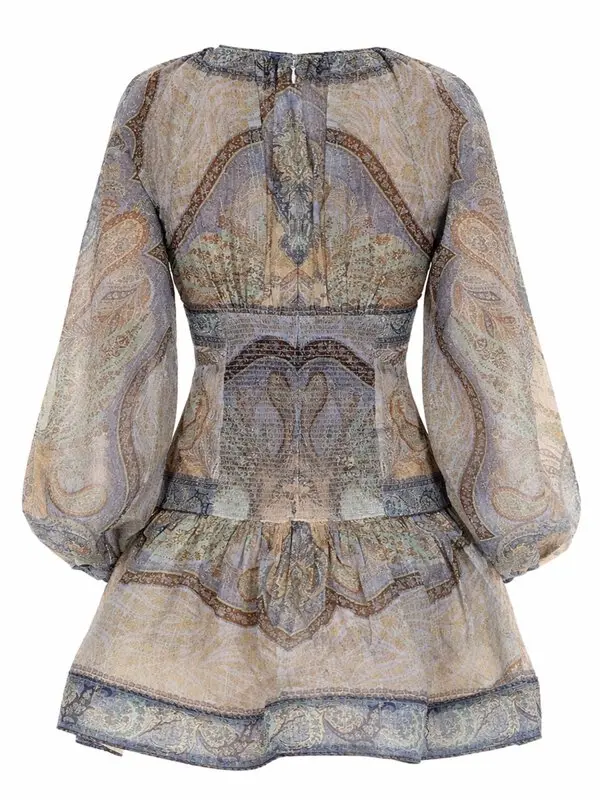 Zimmermann Wonderlust Mini Dress - Multicolor