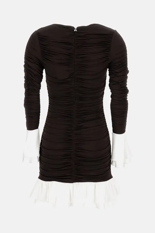 ROTATE BY BIRGER CHRISTENSEN Mini Ruched Dress