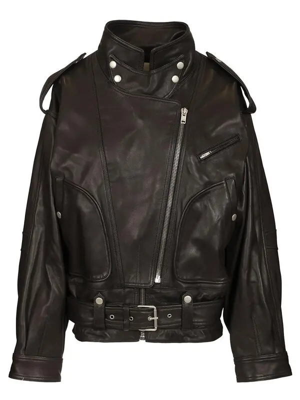 Isabel Marant Étoile Farza-gb Leather Jacket - Black