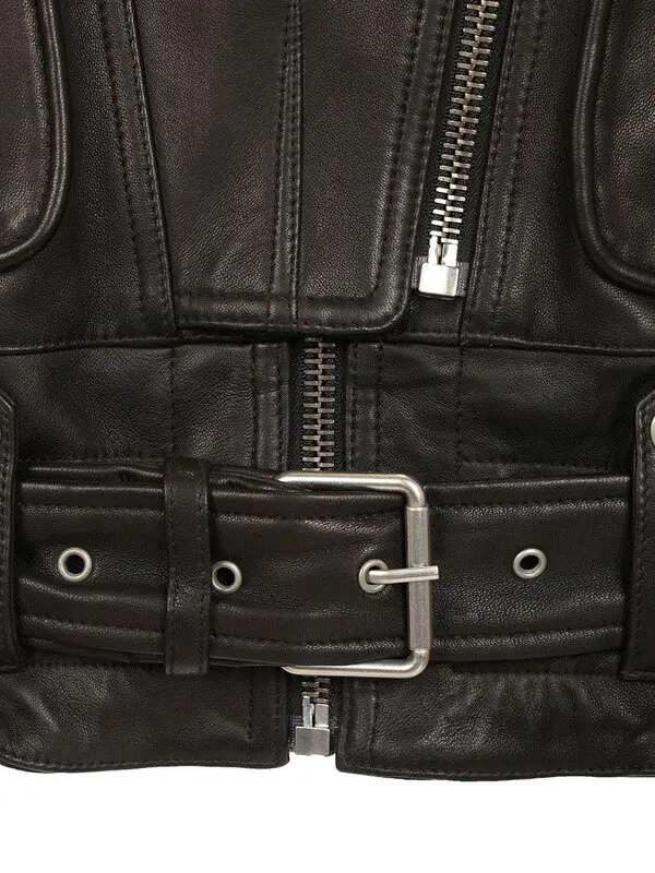 Isabel Marant Étoile Farza-gb Leather Jacket - Black