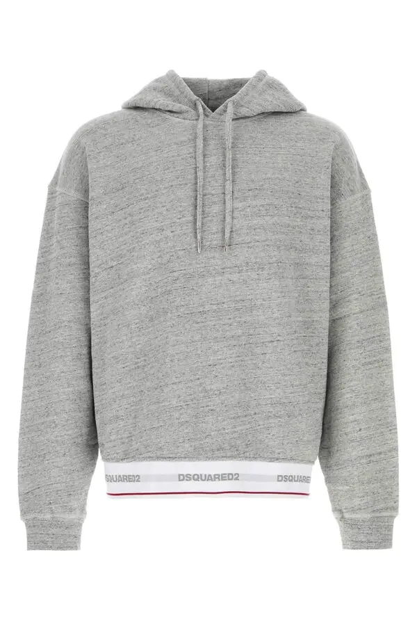 Dsquared2 Cotton Oversize Sweatshirt - Gray