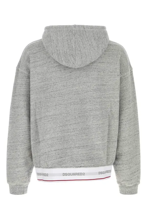 Dsquared2 Cotton Oversize Sweatshirt - Gray