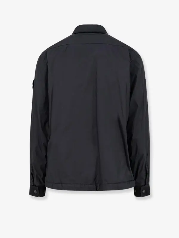 Stone Island Crinkle Reps Recycled Nylon Jacket - Black