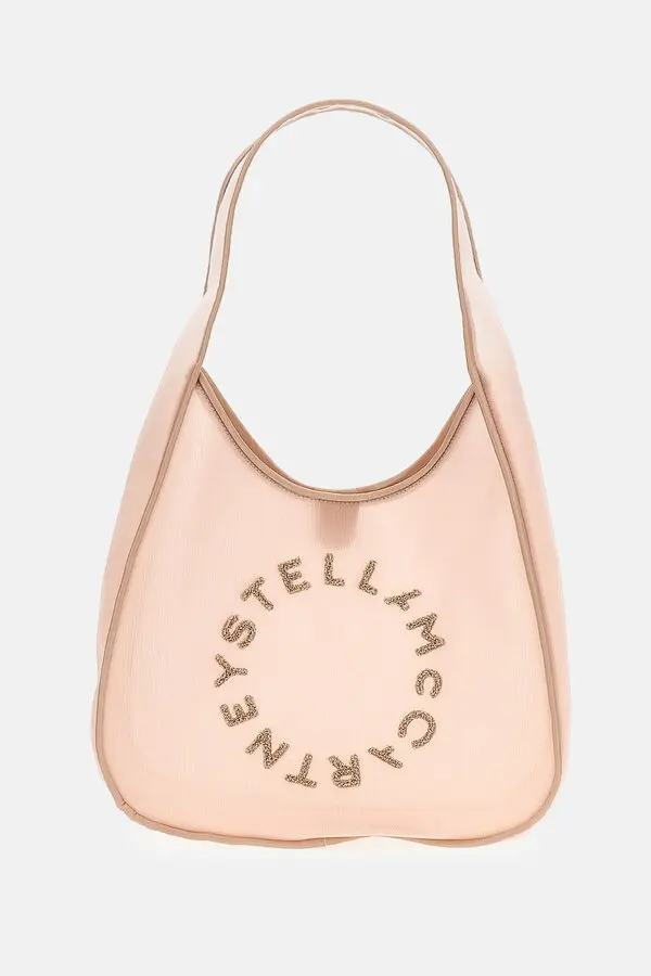 Stella McCartney Logo Large Hobo Bag Mesh - Multicolor
