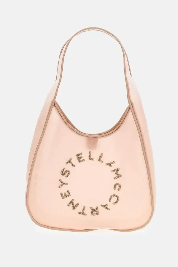 Stella McCartney Logo Large Hobo Bag Mesh - Multicolor