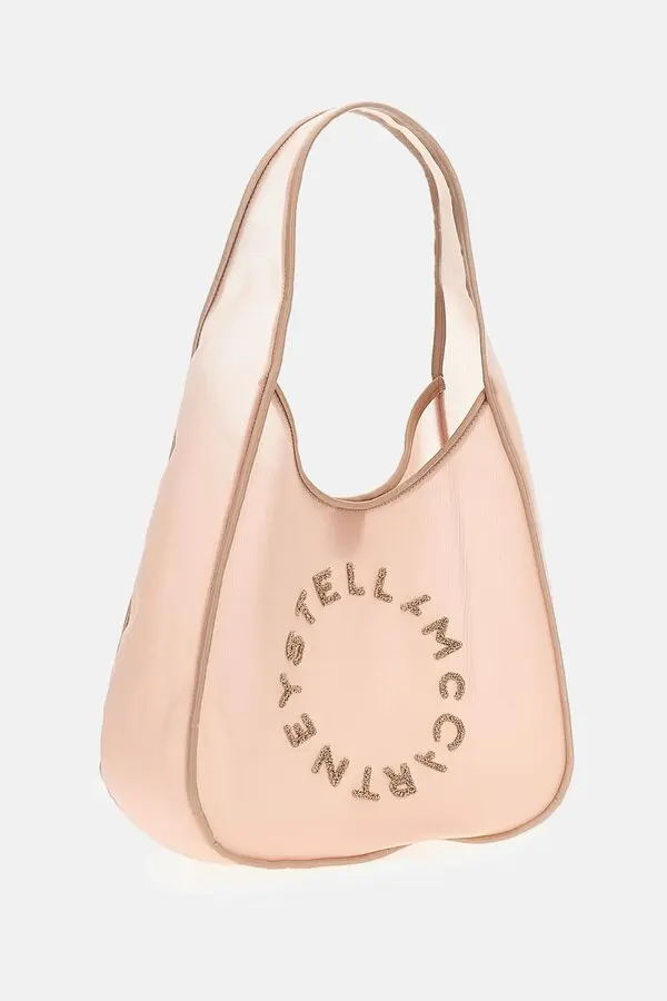 Stella McCartney Logo Large Hobo Bag Mesh - Multicolor