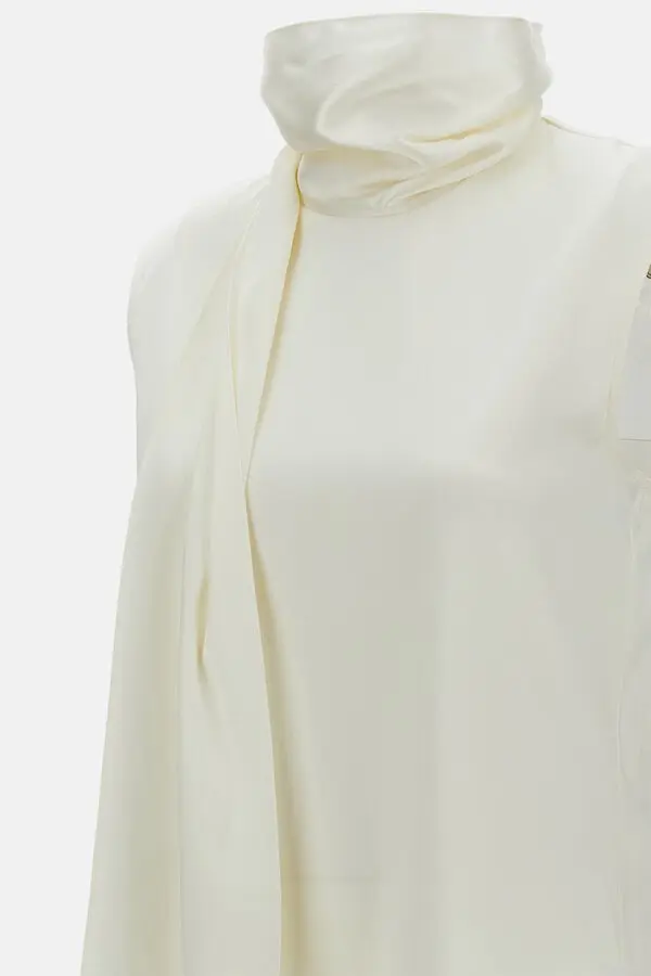 Bottega Veneta Top Silk Stretch Satin