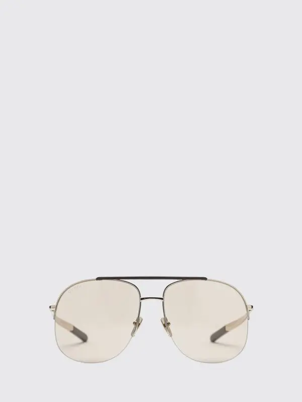 Gucci Pilot Style Metal Sunglasses