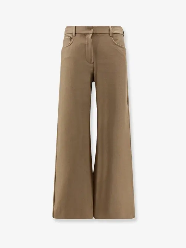 Max Mara Smmgela Cotton Blend Trousers - Multicolor