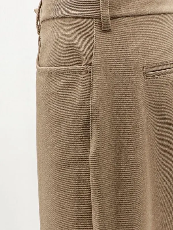 Max Mara Smmgela Cotton Blend Trousers - Multicolor
