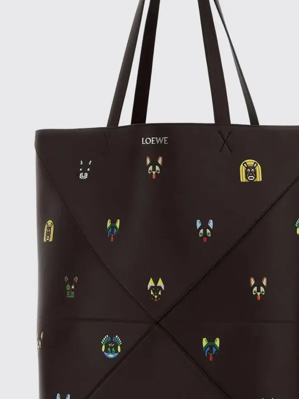 Loewe Louis Wain X Puzzle Fold Bag In Printed Nappa