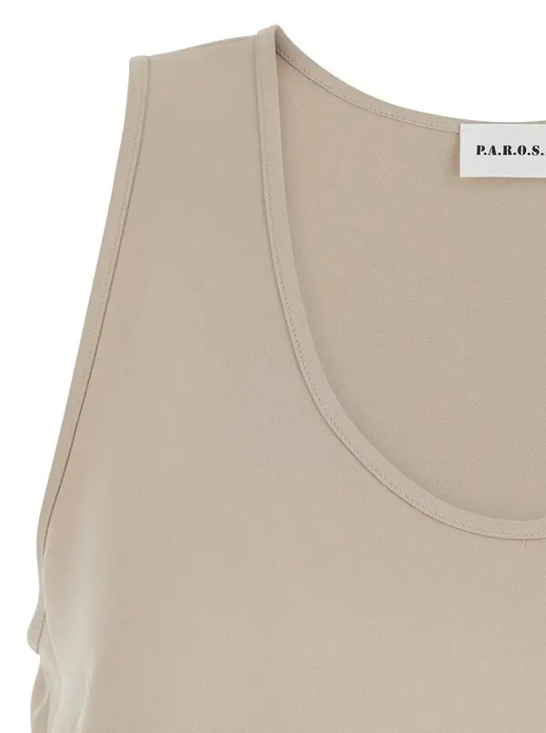 P.a.r.o.s.h Sleeveless Polyester Top
