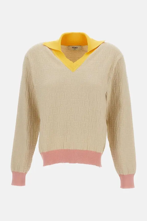 Fendi Color Block Ff T-shirt