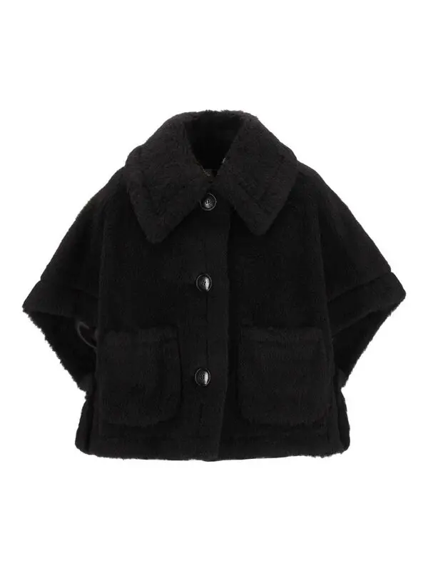 Max Mara Newtwerzo Teddy Hood - Black
