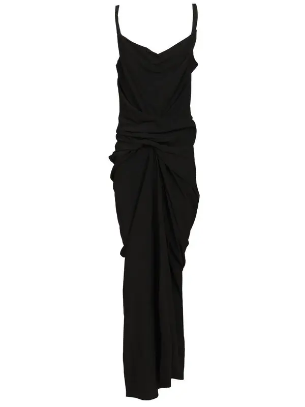 Rick Owens Long Draped Cady Dress