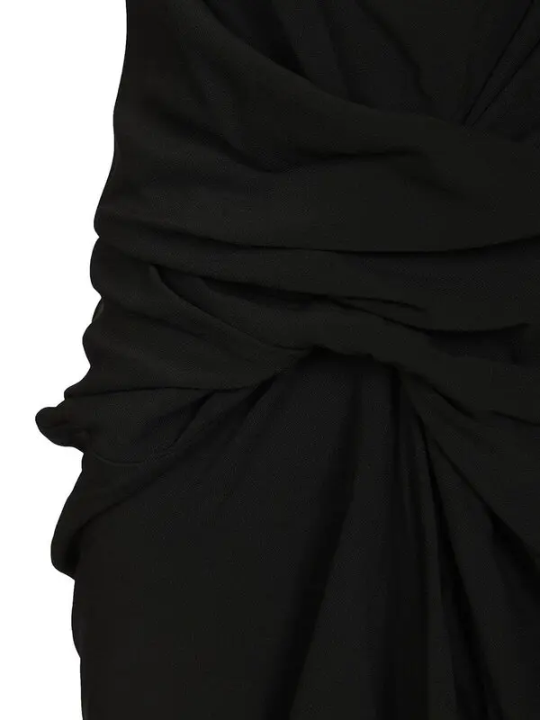 Rick Owens Long Draped Cady Dress
