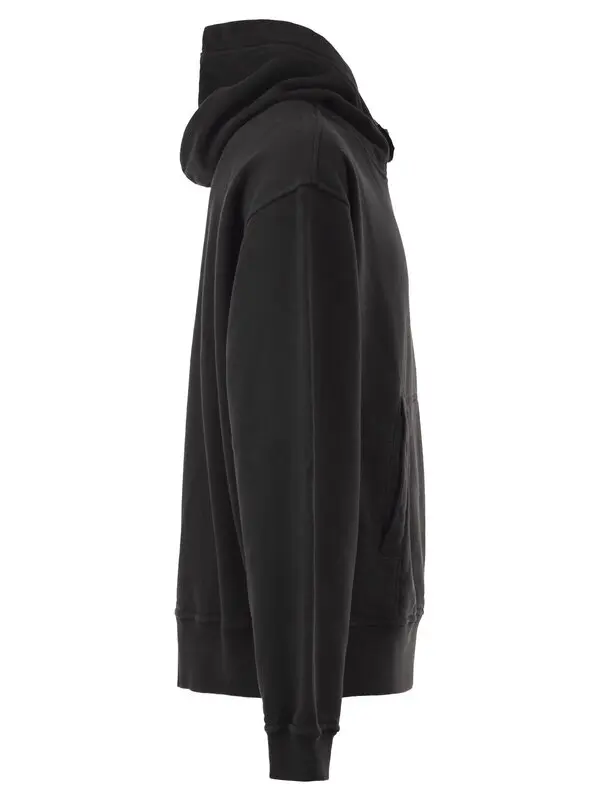 Stone Island Oversized Hoodie With Raglan Sleeves