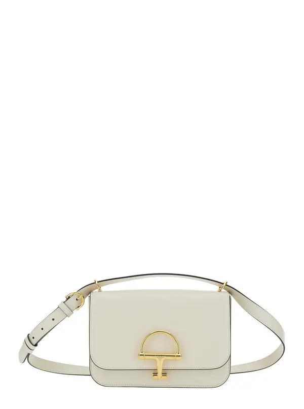Gucci Leather Shoulder Bag - White