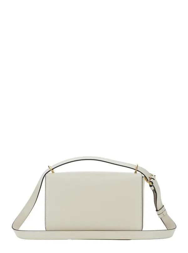Gucci Leather Shoulder Bag - White