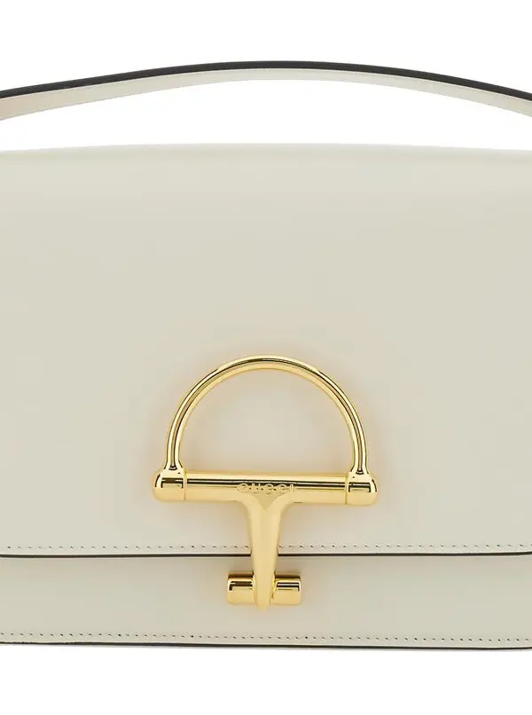 Gucci Leather Shoulder Bag - White