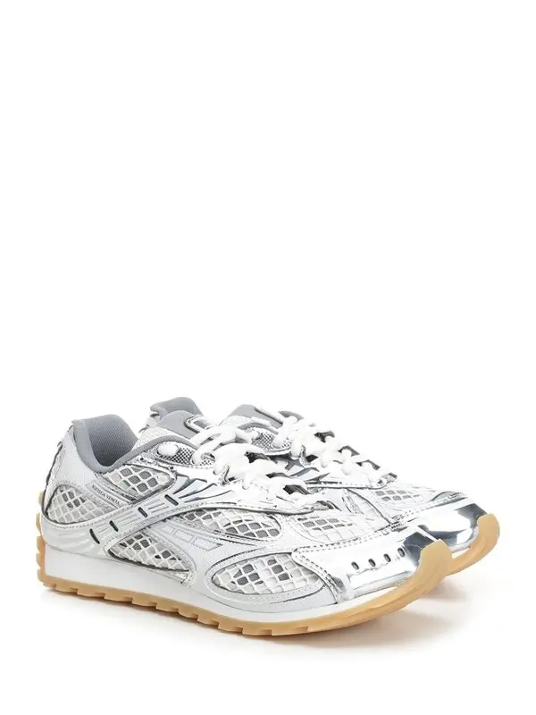 Bottega Veneta Orbit Sneaker - Silver