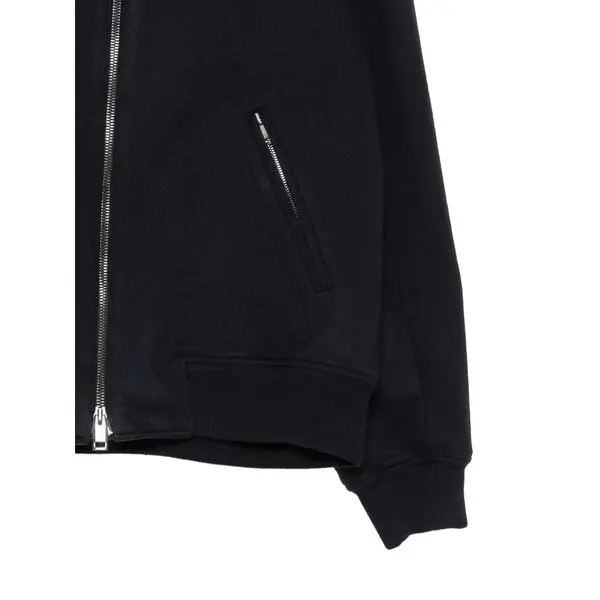 Brioni Wool And Cashmere Blend Bomber Jacket - Blue