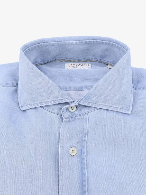 Brunello Cucinelli Cotton Shirt - Multicolor