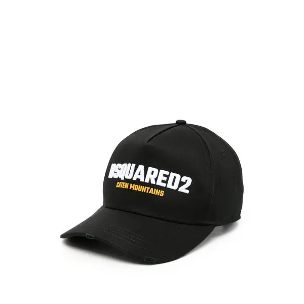 Dsquared2 Embroidered Logo Baseball Hat - Black