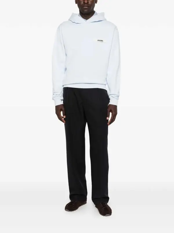 Jacquemus Logo Hoodie - Blue