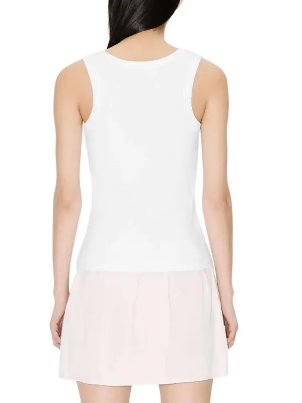 Kenzo Boke Flower 2.0 Ribbed Tank Top - White