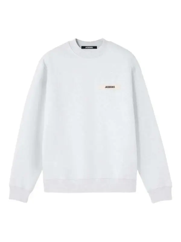 Jacquemus Crewneck Sweatshirt With Logo And Patch