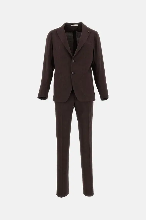 Tagliatore Montecarlo Linen Blended Suit - Multicolor