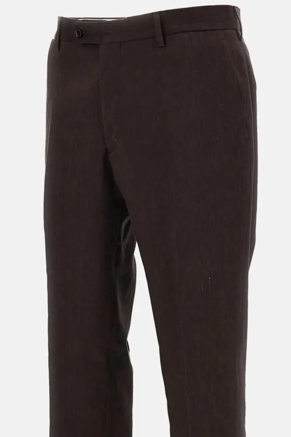 Tagliatore Montecarlo Linen Blended Suit - Multicolor